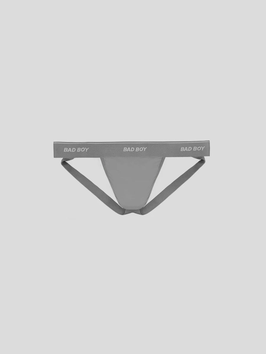BAD BOY Grey Jockstrap | BAD BOY | UNDERWEAR | OUTFAIR